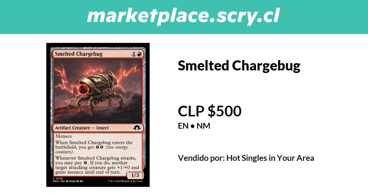 Smelted Chargebug | Disponible en Marketplace Scry