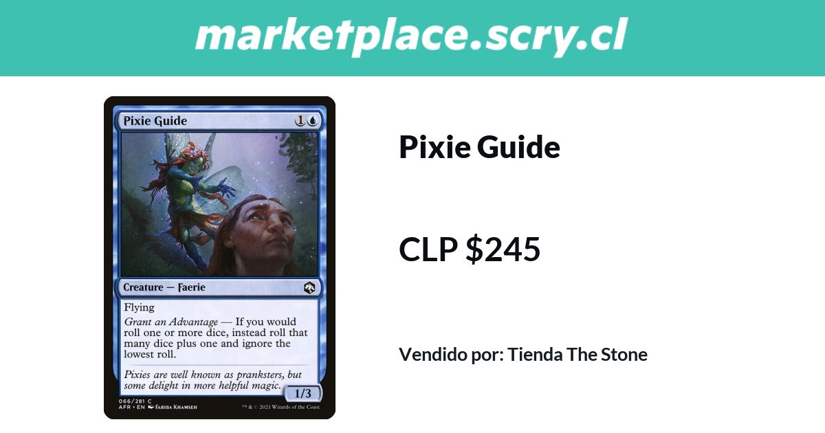 Pixie Guide | Disponible en Marketplace Scry