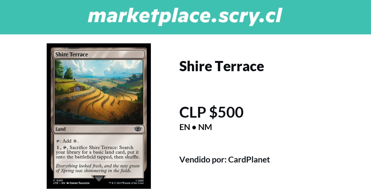 Shire Terrace | Disponible en Marketplace Scry