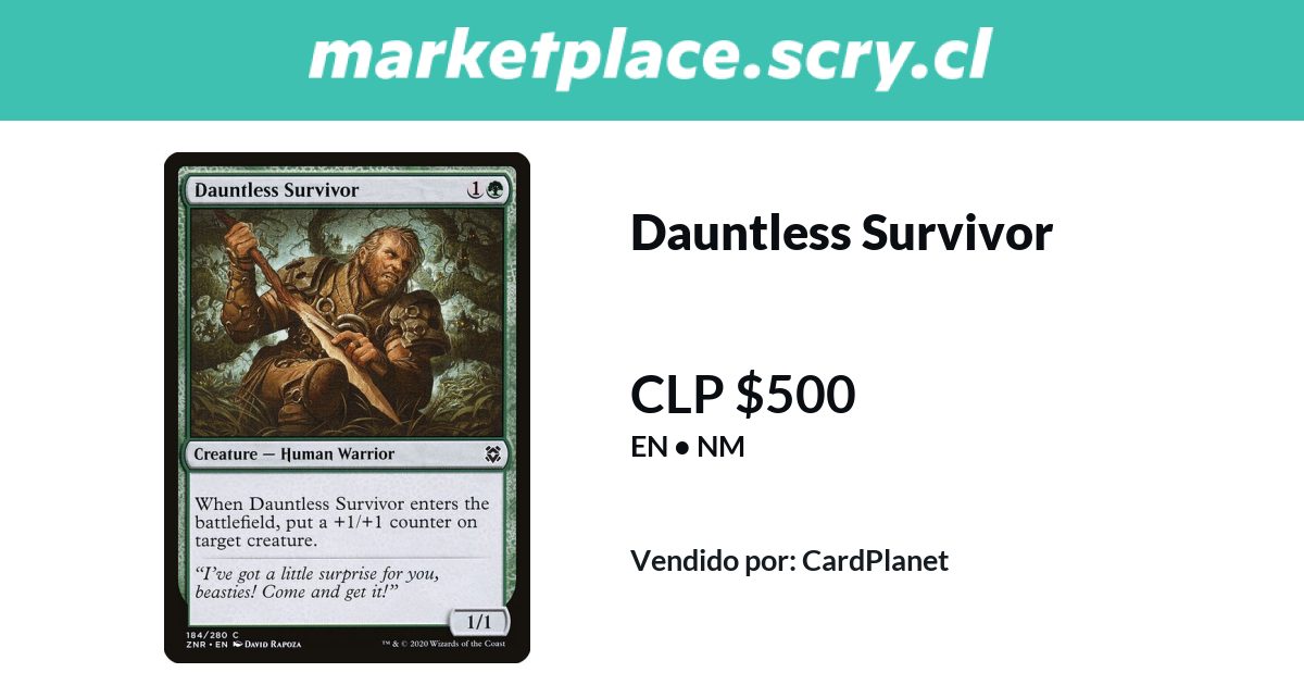 Dauntless Survivor | Disponible en Marketplace Scry