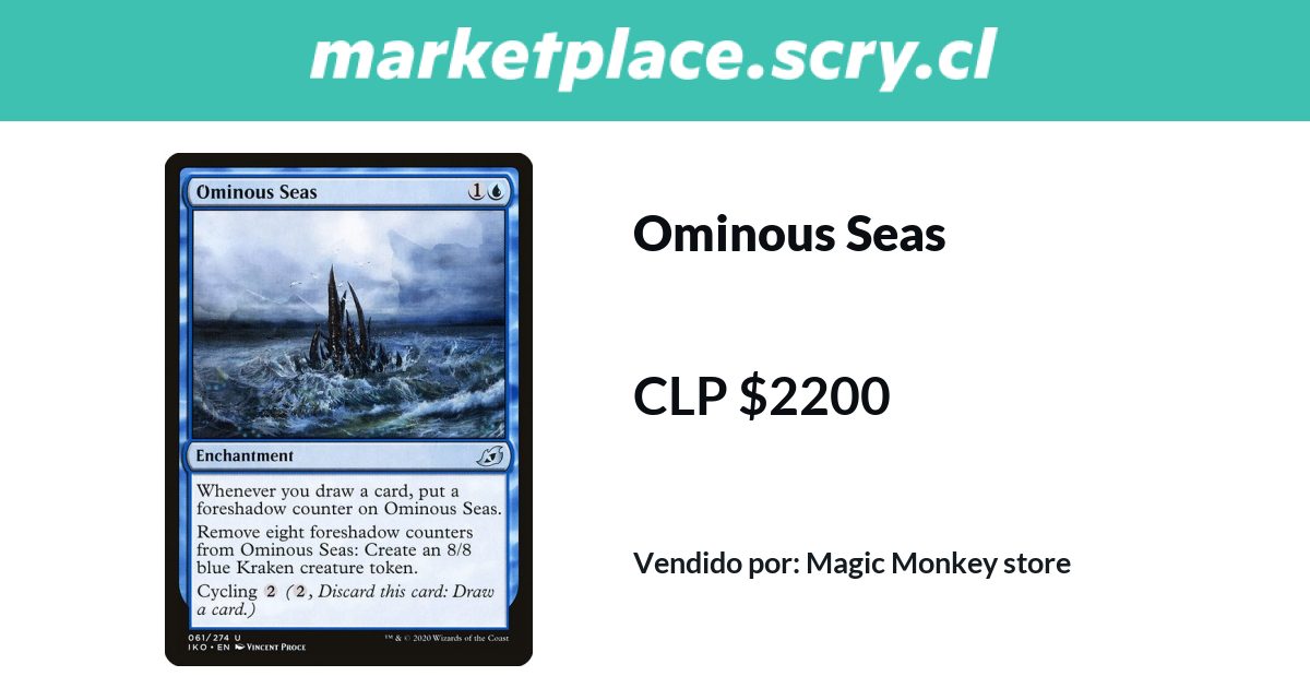 Ominous Seas | Disponible en Marketplace Scry