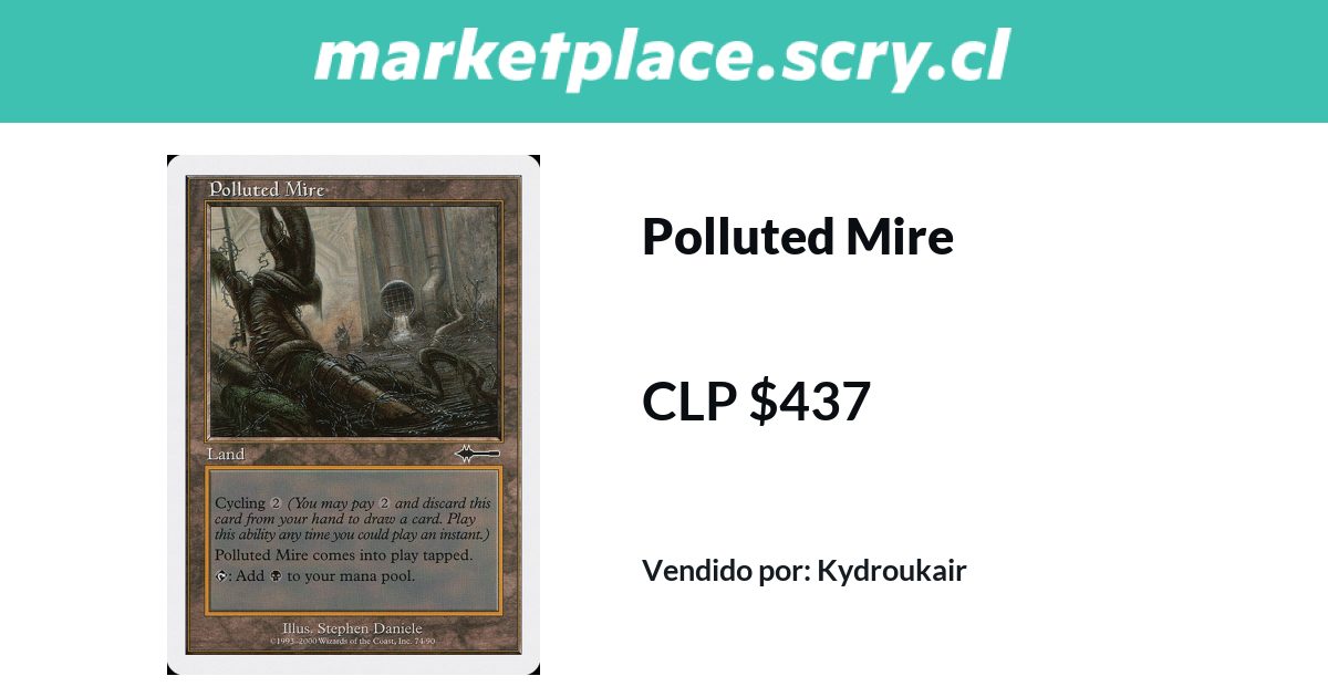 Polluted Mire | Disponible en Marketplace Scry